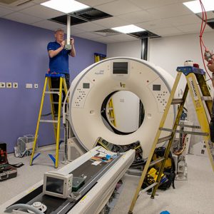 Installing the CT Scanner - Lymington Hospital Friends