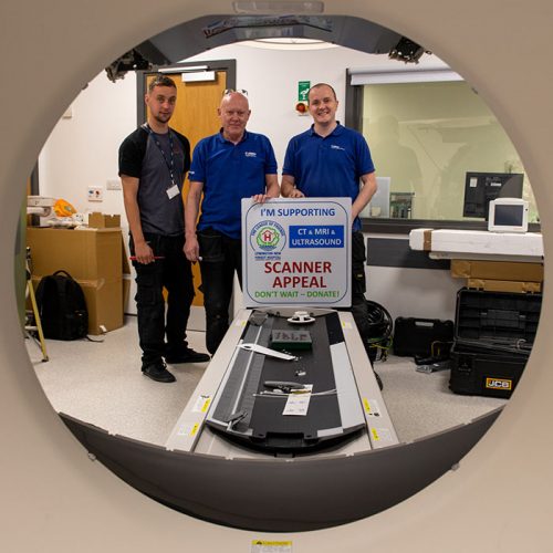 Installing the CT Scanner - Lymington Hospital Friends