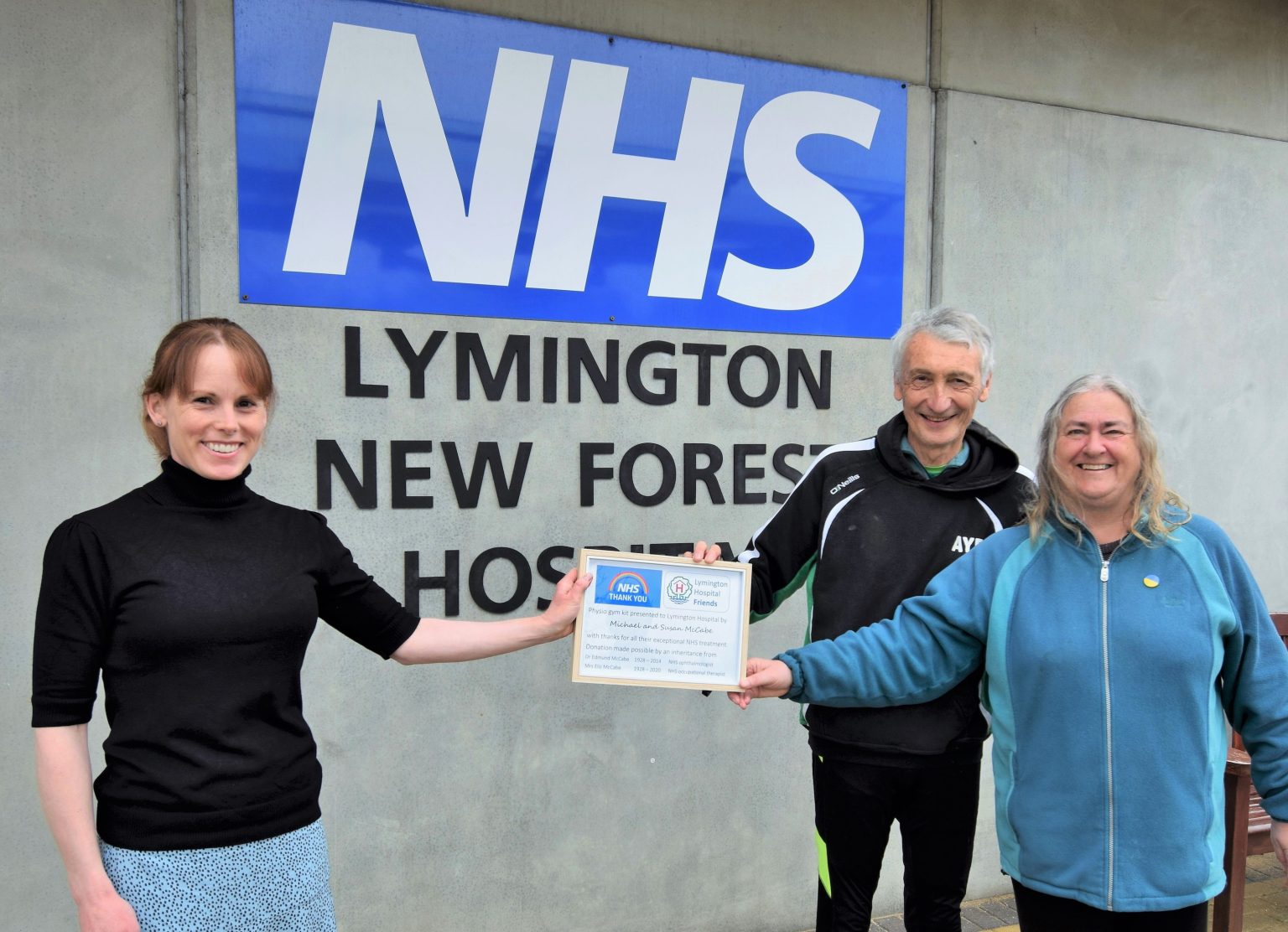 Local farmers plough in donation to hospital - Lymington Hospital Friends